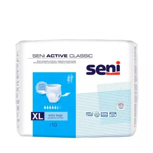Seni Pelene gaćice za inkontinenciju Active Classic XL 10 pelena