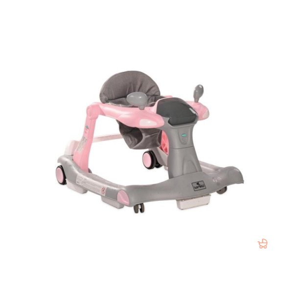 Dubak za bebe Lorelli Bertoni,Rider 2u1-Pink&Grey