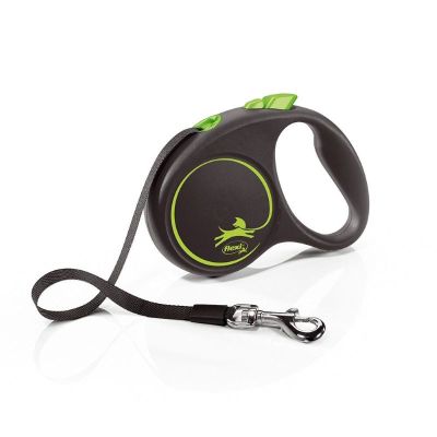 Flexi Povodac Black Design S Traka Zeleni 5m