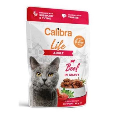 Calibra Cat Life Kesica Adult Govedina 85g