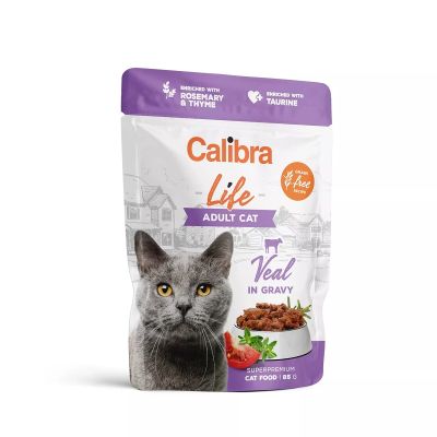 Calibra Cat Life Kesica Adult Teletina 85g