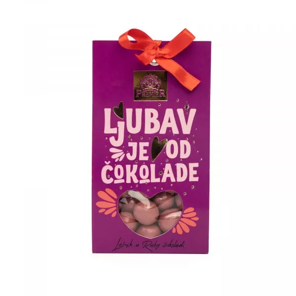 Draže ljubav je od čokolade-lešnik u Ruby čokoladi 100g Premier
