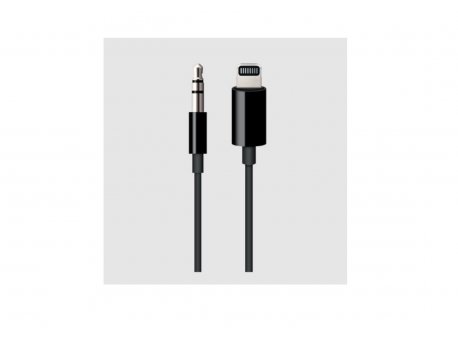 APPLE Lightning to 3.5mm Audio Cable (1.2m) - Black ( mr2c2zm/a )