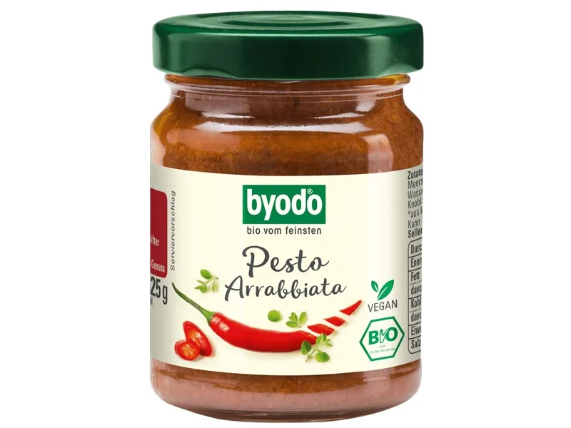 Organski Pesto Arrabbiata Byodo 125g