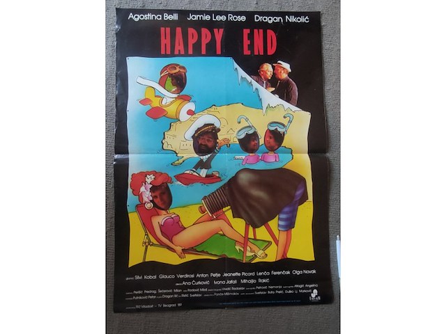 HAPPY END  Dragan Nikolić film plakat 1989 godina