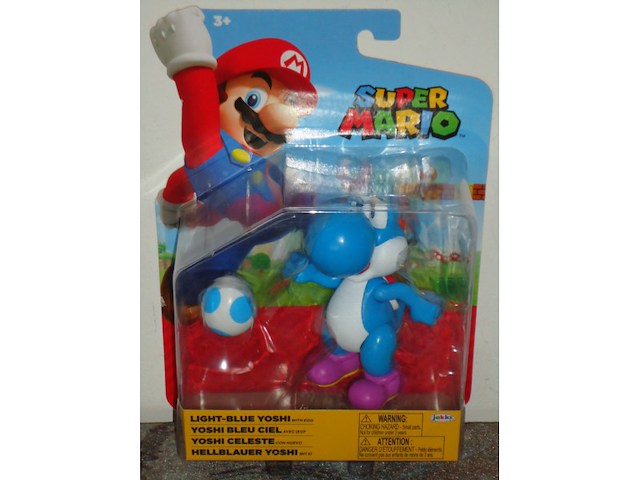 Super Mario - Light-Blue Yoshi with Egg