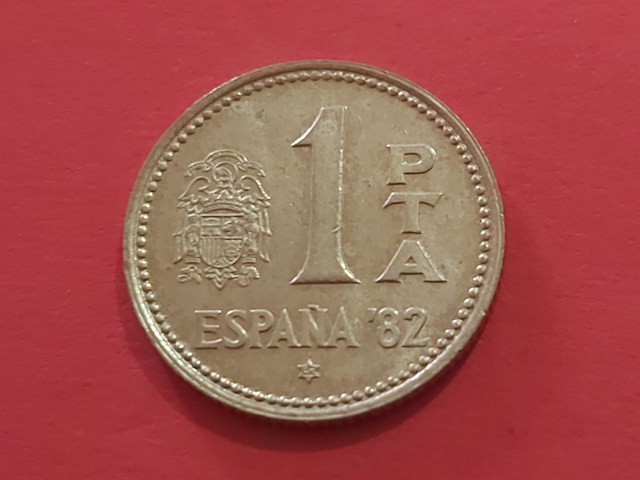 Španija  - 1 peseta 1980 god Espana 82