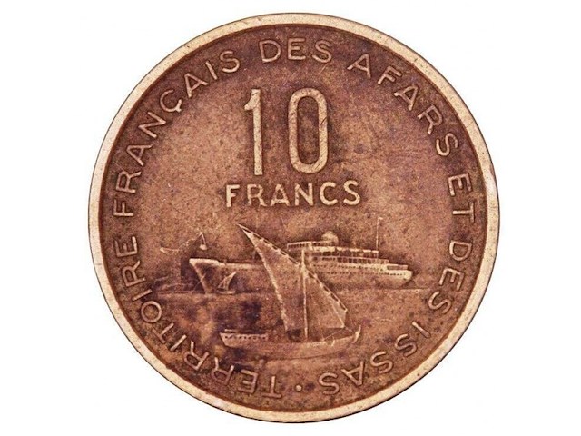 DJIBOUTI 10 francs 1970