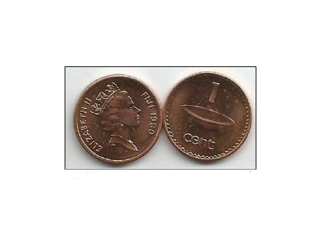 Fiji 1 cent 1990.