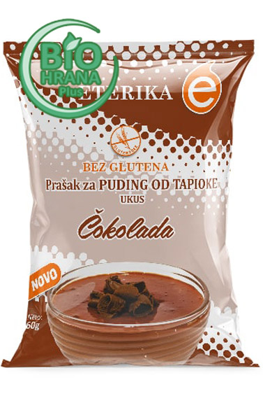 Puding bez glutena od tapioke, čokolada 60g