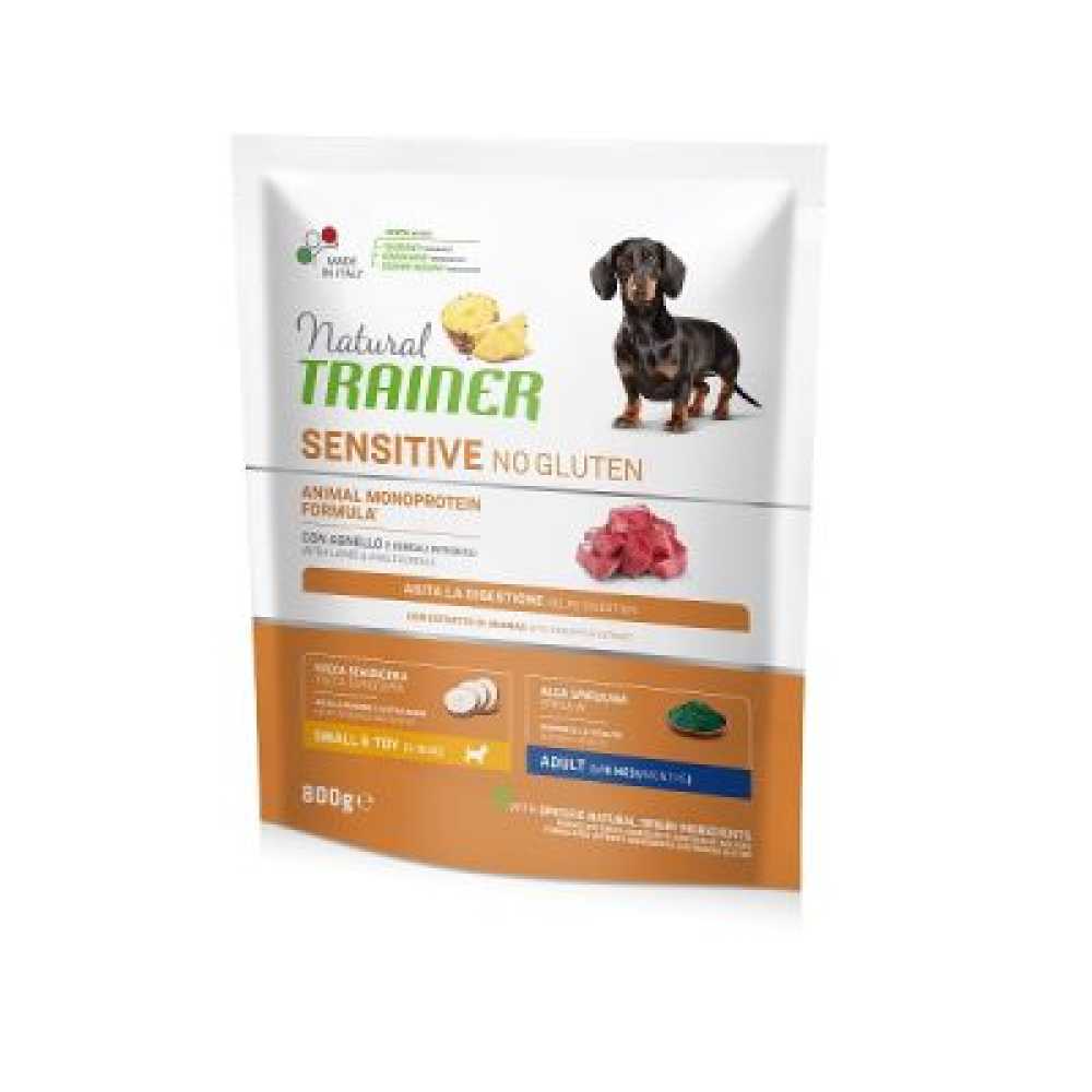 Trainer Natural SENSITIVE No Gluten hrana za pse - Jagnjetina- Small&Toy Adult 2kg