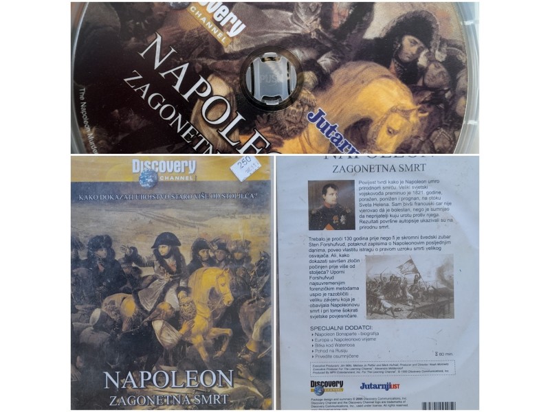 dvd Napoleon Zagonetna smrt