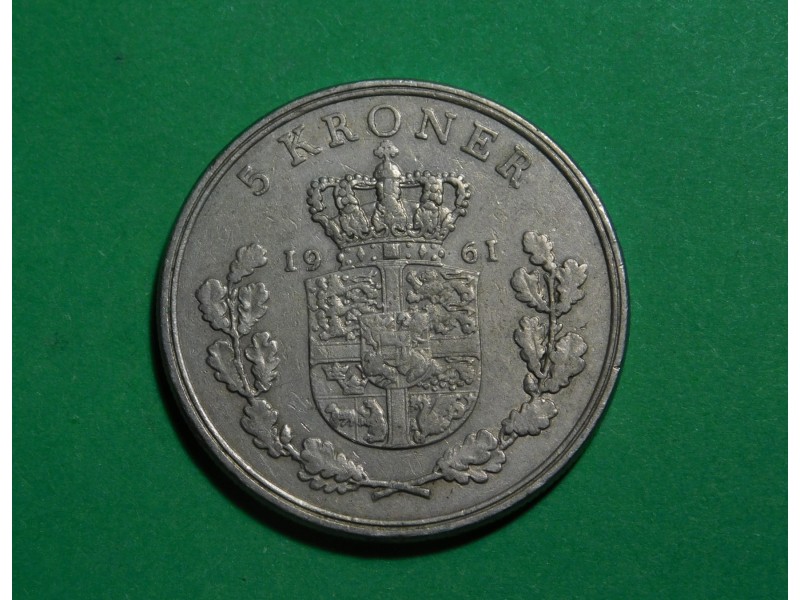 5 kroner 1961 - Danska