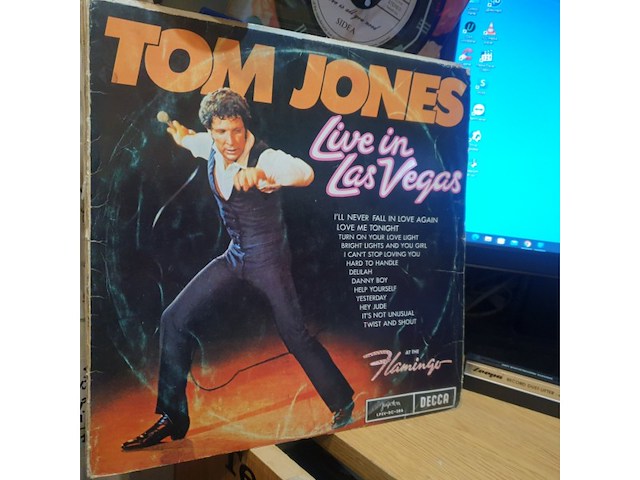 Tom Jones ‎– Live In Las Vegas, LP