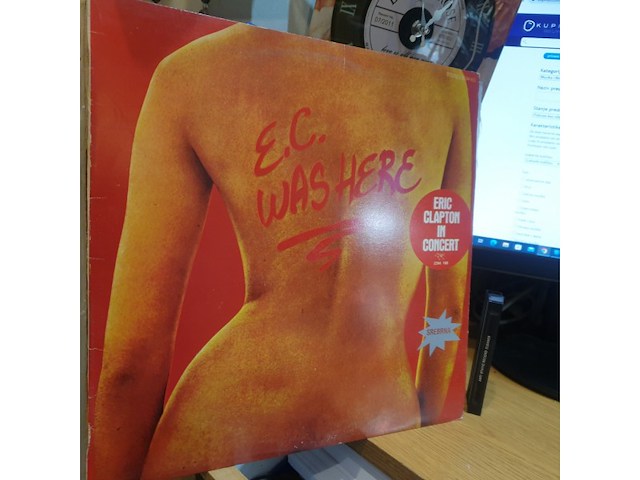 Eric Clapton ‎– E.C. Was Here, LP