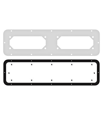 WSA adapterska uvodna ploča tip F
s 2 otvora, za ormare: WSA6040211, WSA6060210, WSA8060210, WSA8060211, WSA8060260, WSA1006260 i WSA1006300