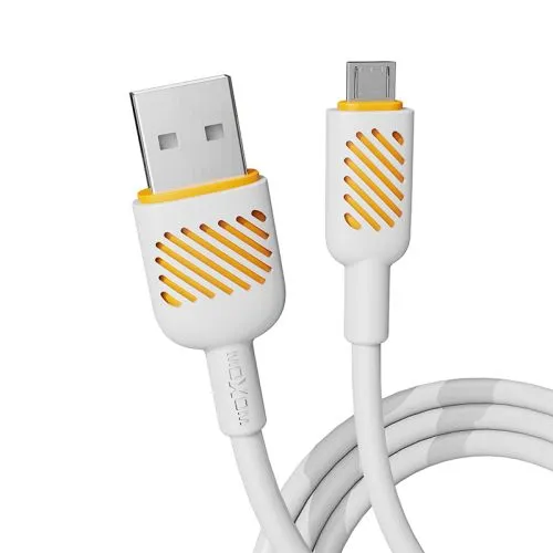USB data kabl Moxom MX-CB124 3A micro-USB 1m beli (MS)