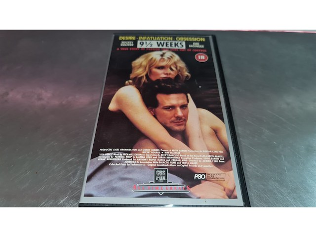 9½ weeks VHS