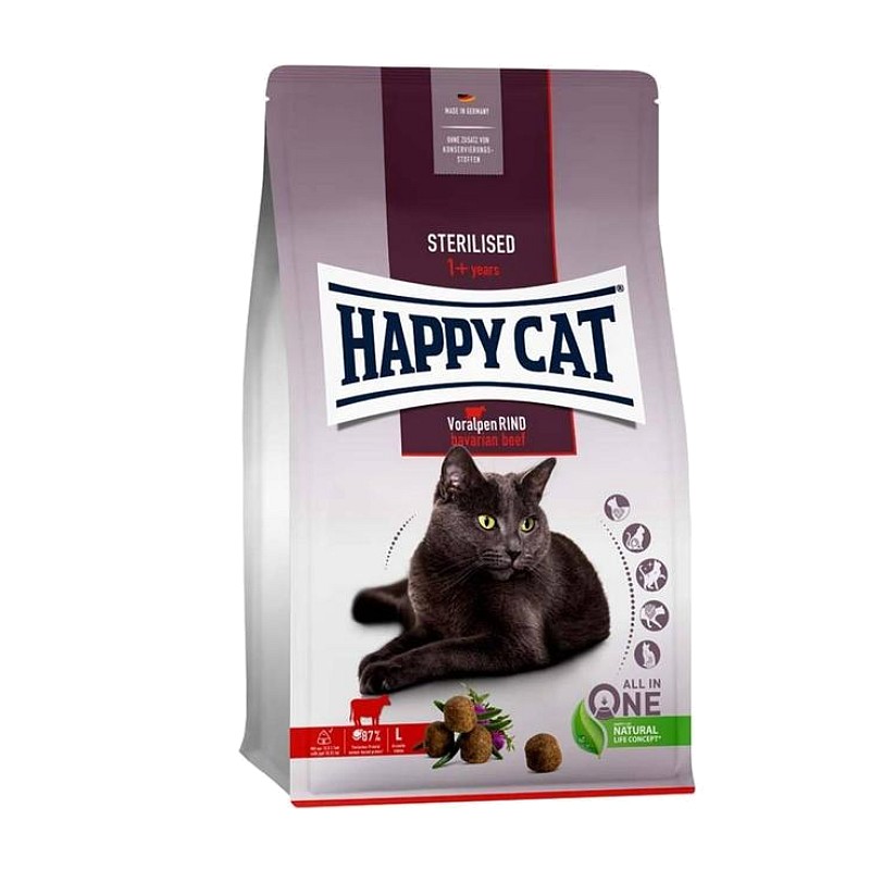 Happy Cat Adult Sterilised Beef govedina 10kg