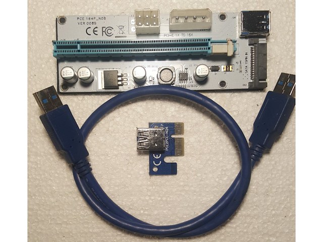 PCI-E pci e Riser Express adapter USB 3.0