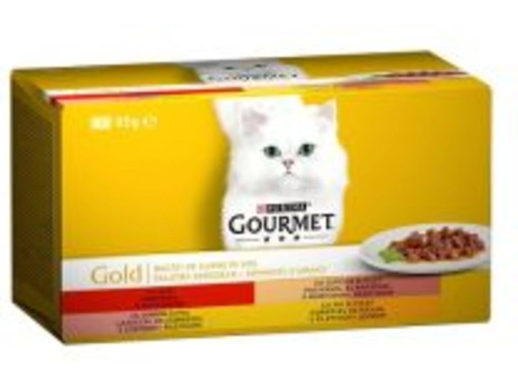 Gourmet Hrana za mačke Gold 4x85g