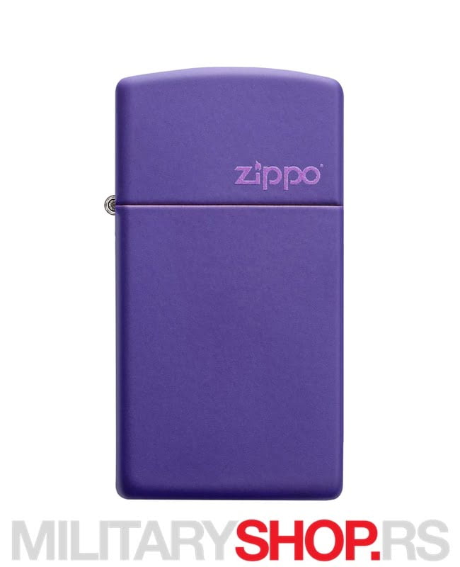 Zippo Slim Upaljač Purple Logo Design
Zippo Slim Upaljač Purplue Logo Design