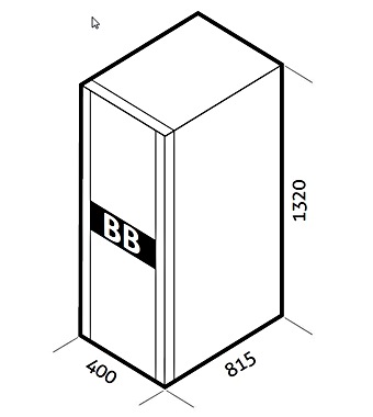 Proširenje za USSD1000DR 240V 40Ah (sa baterijom)
400x815x1320mm (ŠxDxV), 360kg, tower montaža, baterijsko proširenje zahtijeva konfiguriranje UPS-a, bez punjača