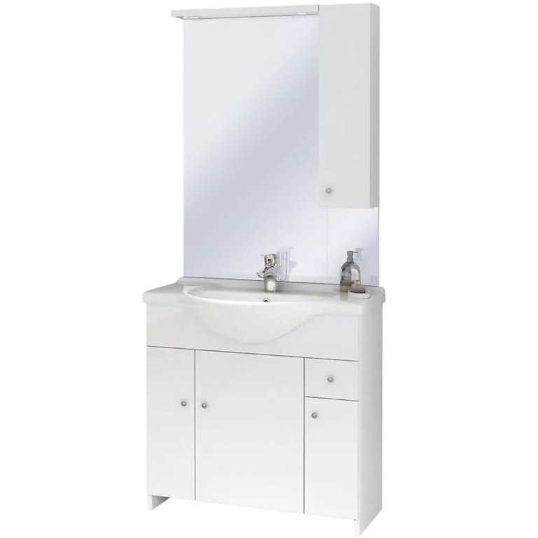 Bratislava set D75 ormaric s umivaonikom 70x33,3x80 cm beli