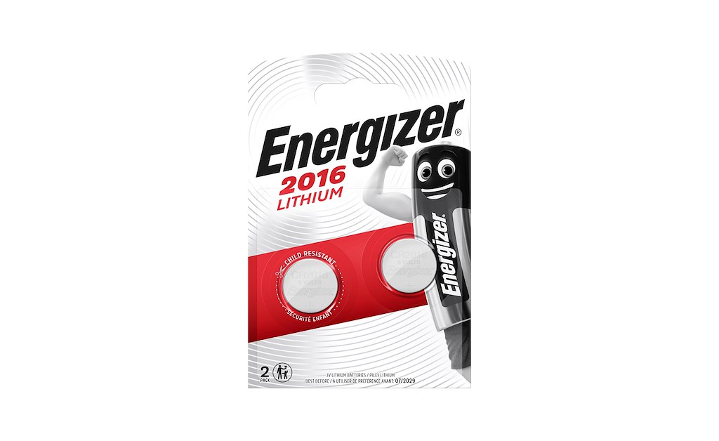 Energizer CR 2016 2 litijumske baterije