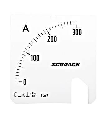 Zamenljiva skala ampermetra 300A DC 72x72
Izvedba/tip Prednja tabla, Merno područje 300A, za Ampermetar (5A-strujni mjerni trafo)