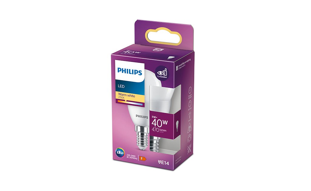 Sijalica Philips LED P45 5W (40W) E14 470 lm 2700K