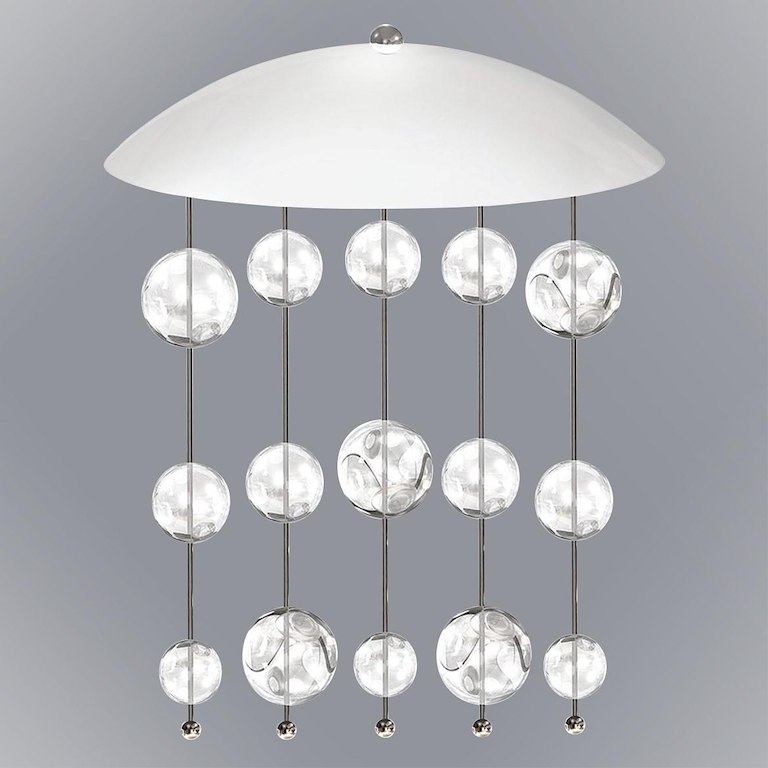 Plafonjera Perla Bianco LED 1 28cm bela