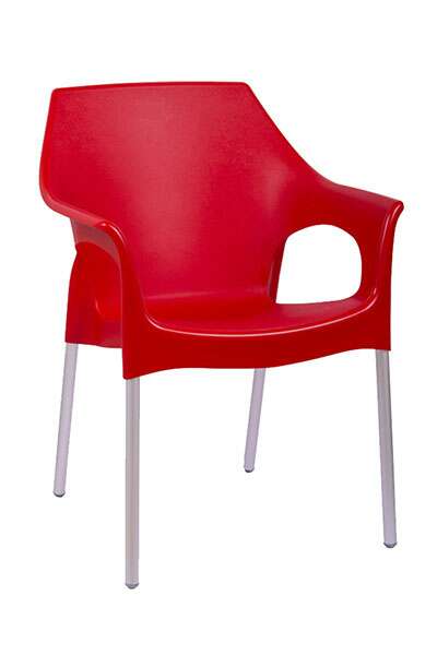 Baštenska stolica Stella crvena