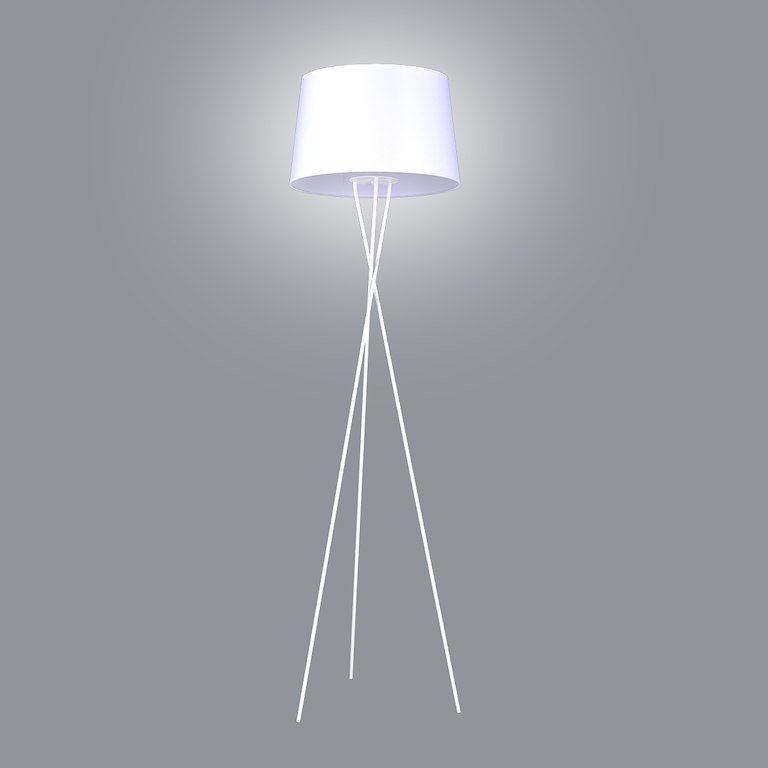 Podna lampa Remi 45x174cm bela