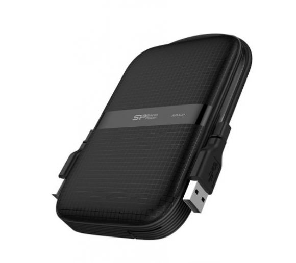 Silicon Power - Portable HDD 1TB, Armor A60, USB 3.2 Gen.1, Black