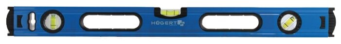 Hogert HT4M008 libela sa rukohvatima aluminijska 80 cm, 3 nivelatora