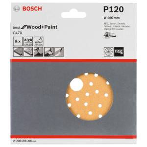 2608608x85 BRUSNI LIST C470 150 G120 5X BOSCH