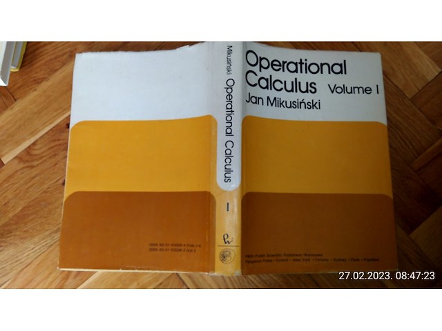 JAN MIKUSINSKI, OPERATIONAL CALCULUS 1