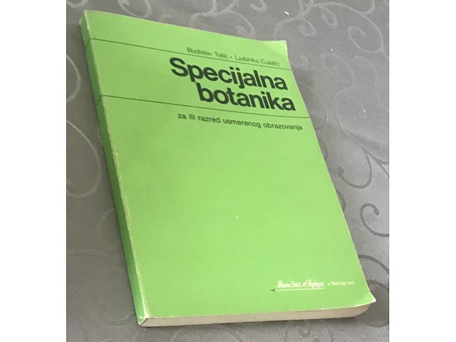 Specijalna botanika-Budislav Tatić