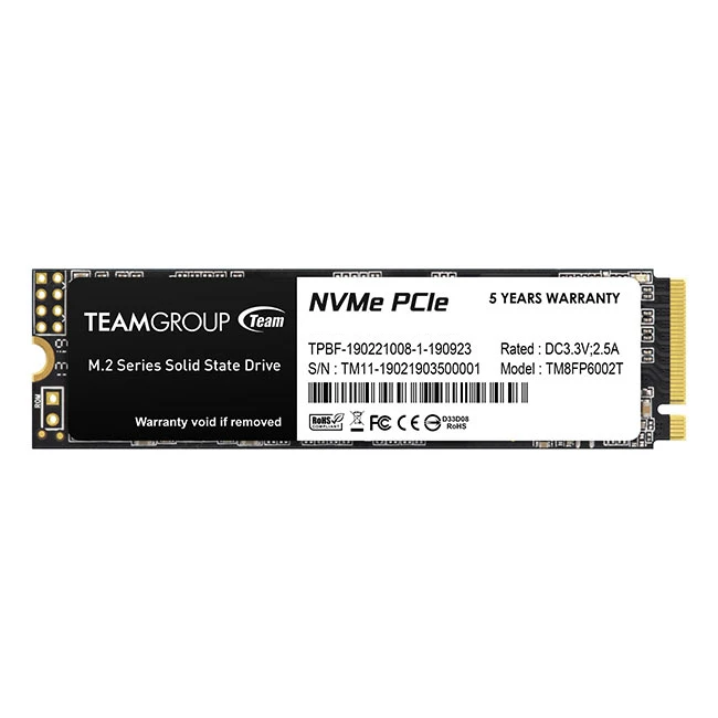 Team group 256GB M.2 2280 Pcl express 3.0 (TM8FP6256G0C101) SSD disk