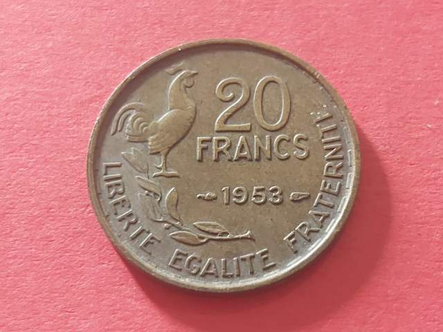 Francuska  - 20 francs 1953 god