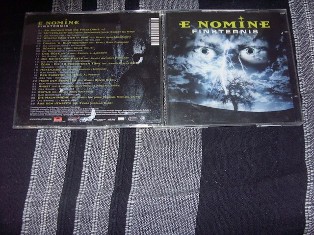 E Nomine ‎– Finsternis CD + DVD Zeitgeist Germany 2002.