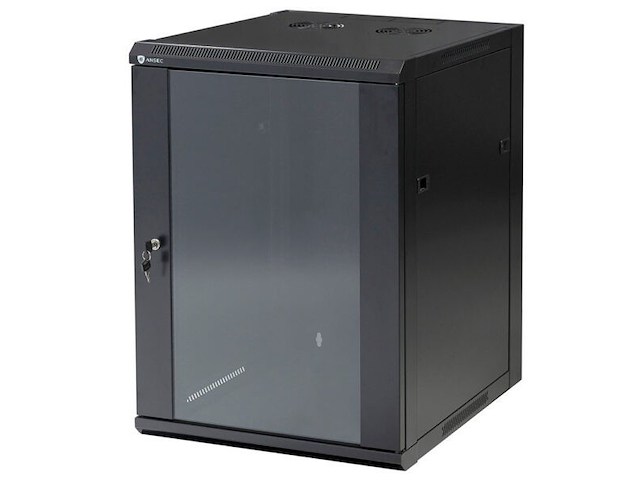 Rek orman 12U 19inca, WS1-6412 wall mount cabinet 600x450 mm (1)