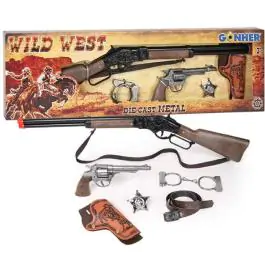 Igračka set oružja sa puškom divlji zapad