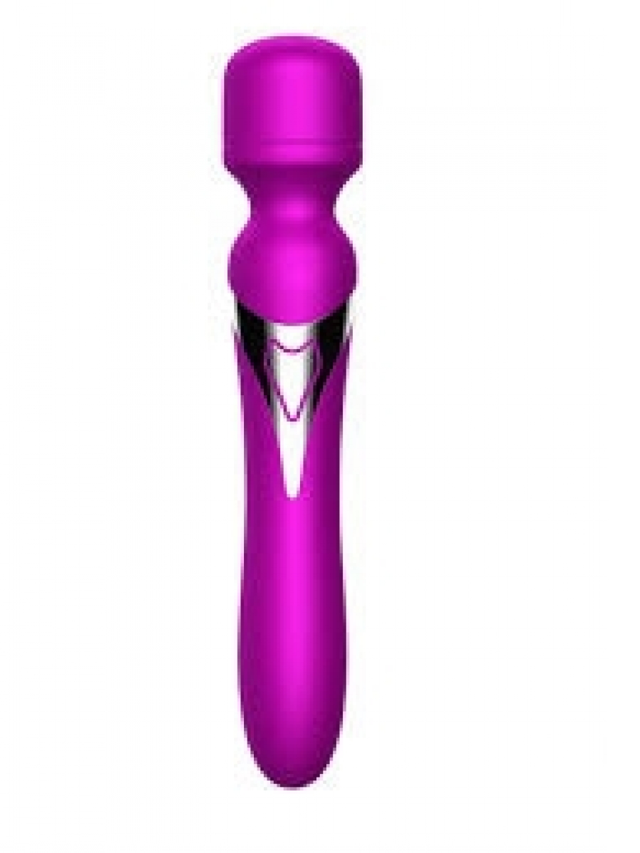 Silicone Dual Massager USB Purple