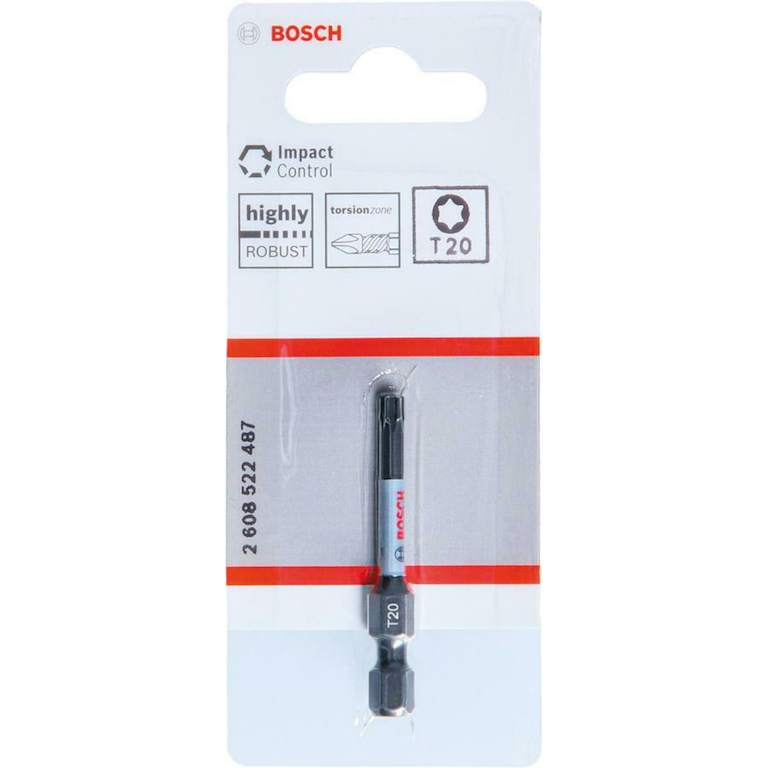 Bosch Impact Control T20 snažni nastavak, 1 deo, 2608522487