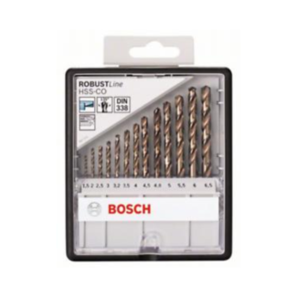 Bosch Set Robust Line burgija za metal HSS-Co, 13 delova, 2607019926