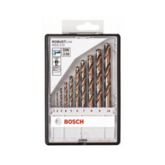 Bosch Set Robust Line burgija za metal HSS-Co, DIN 338, 135°, 10 delova, 2607019925