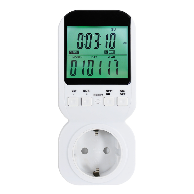 Commel Digitalni programator – timer, 16 ON/OFF programa, 230 V~ 3680 W (sekundni) – C 261-152