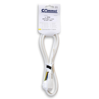 Commel Priključni kabel 16 A, 1,5m H05VV-F 3G1,5 – C 0512